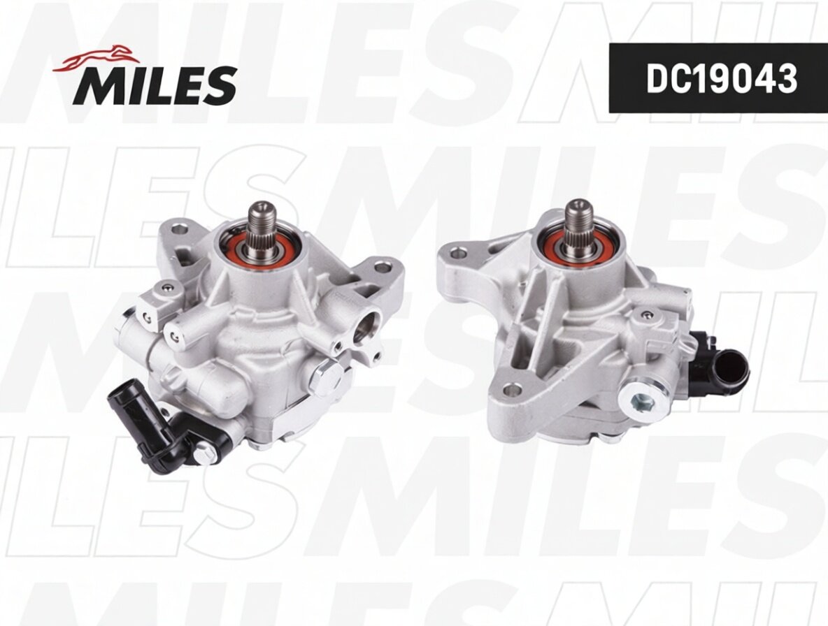 Насос ГУР HONDA ACCORD VII/CRV 2.4 05- DC19043 Miles арт. DC19043