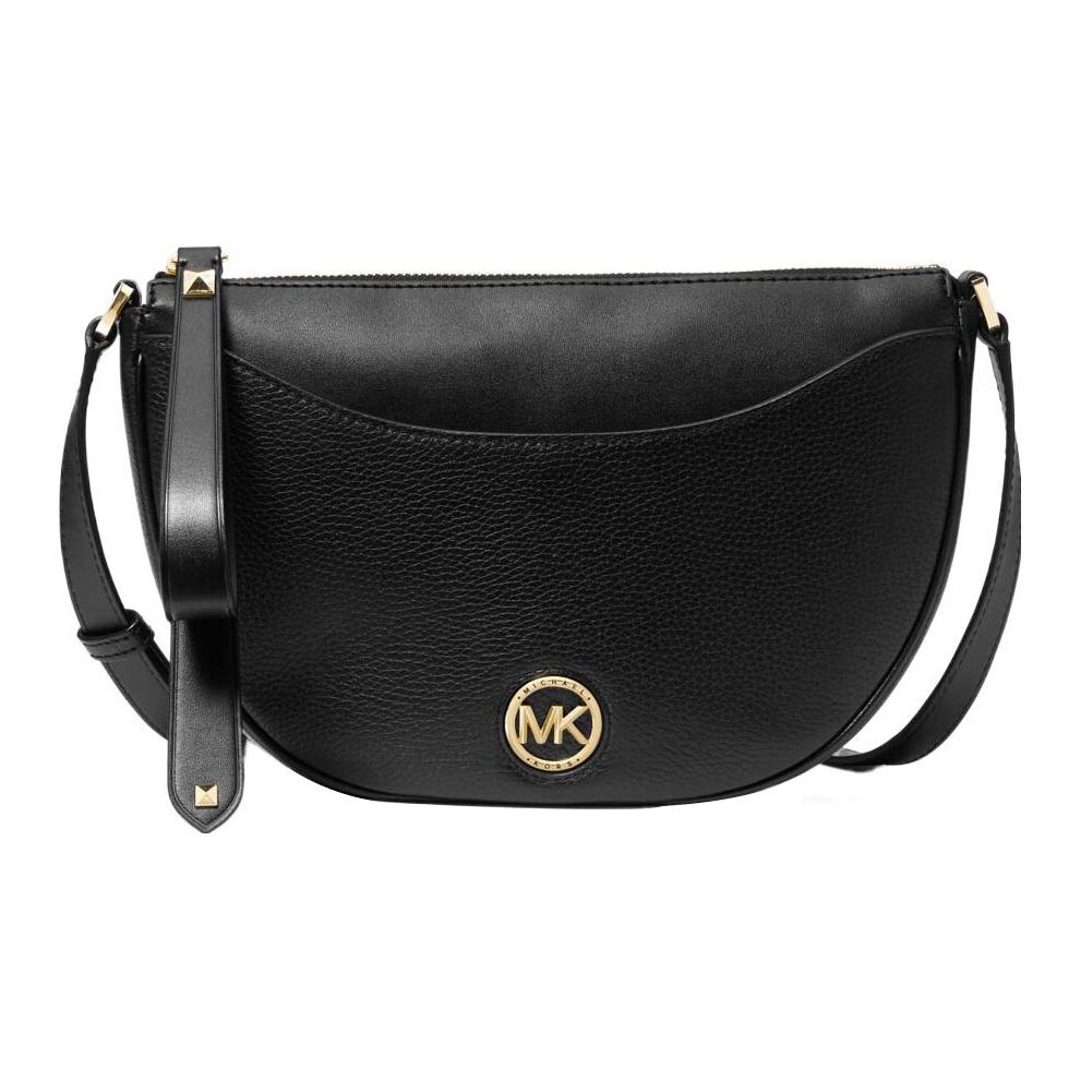 Сумка MICHAEL KORS, фактура плетеная, черный — фото 1