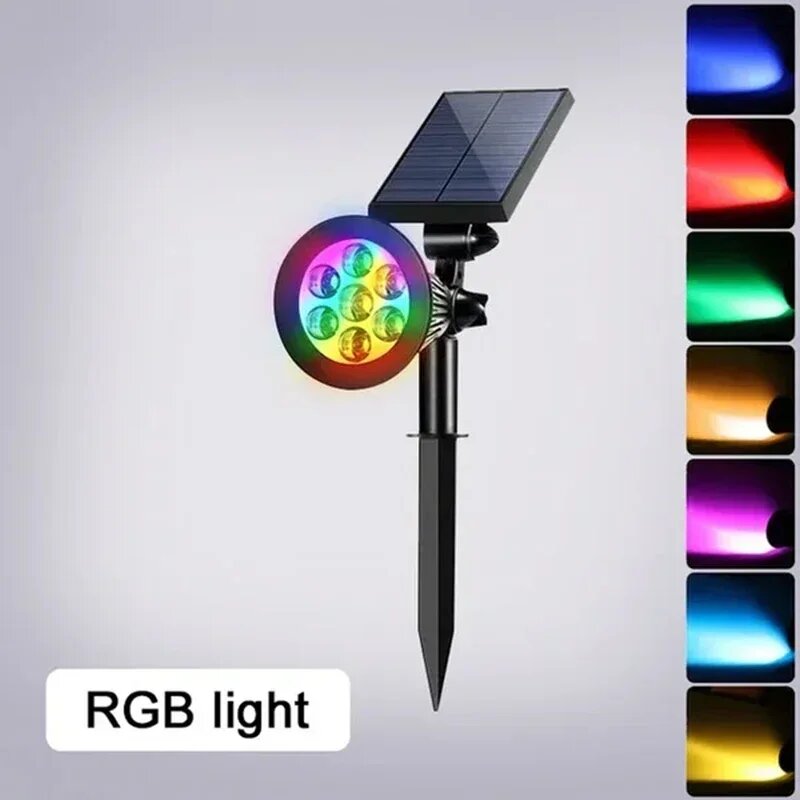 Солнечный светильник RGB Multicolor