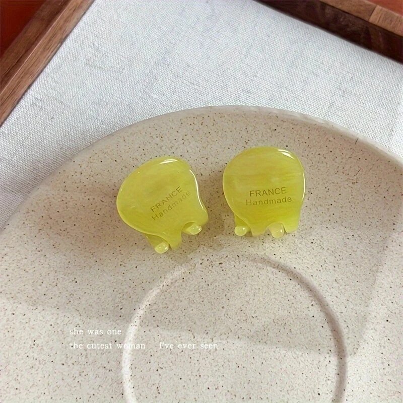 Желтые заколки для волос 2 шт. Lemon Yellow