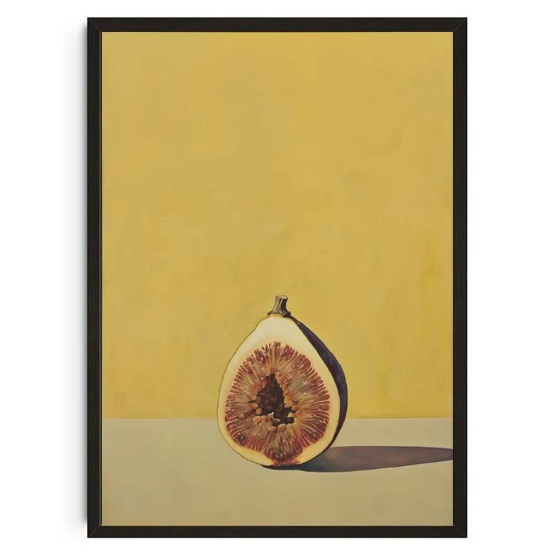 Настенная картина "Винтажные фрукты" 3, 50x70cm No Frame