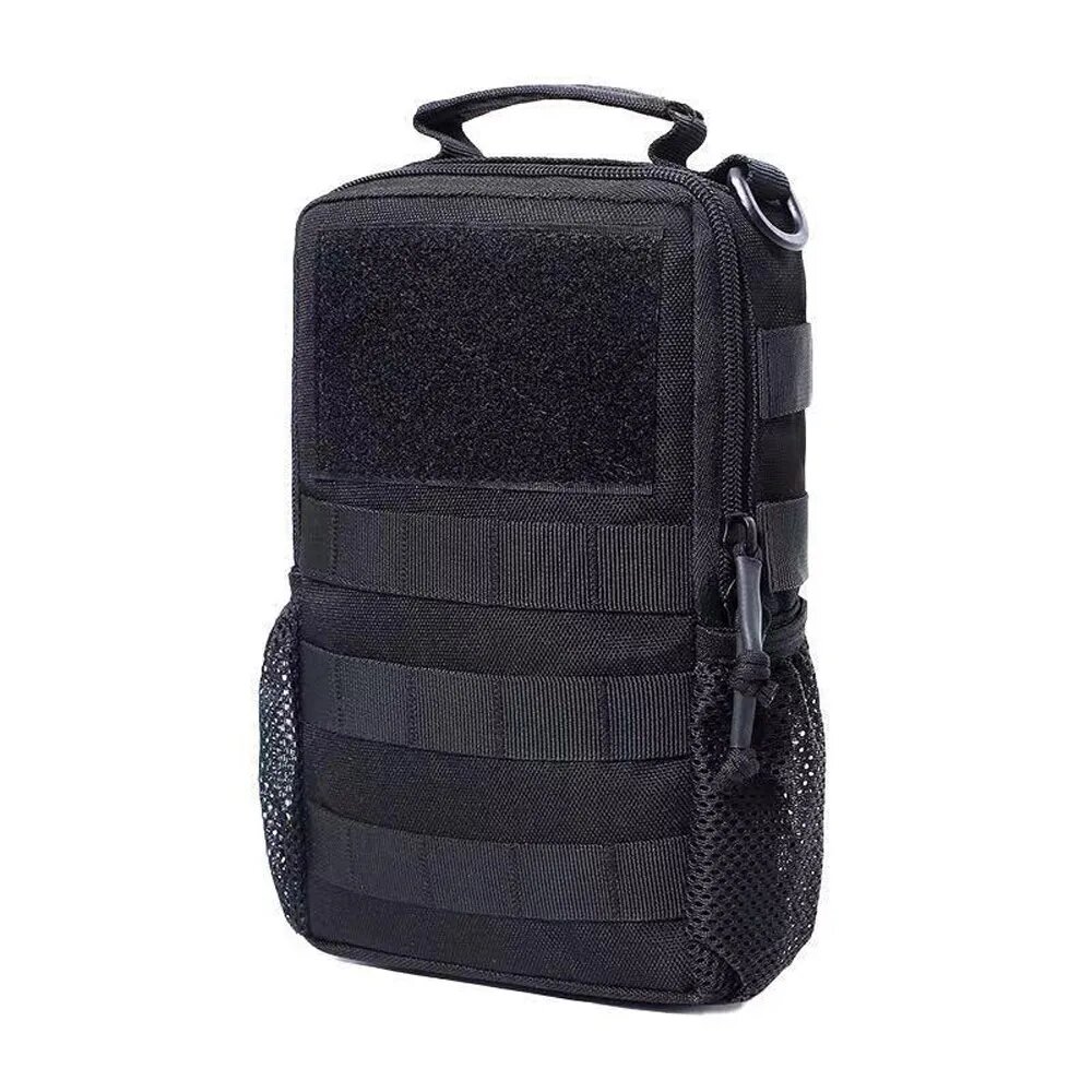 Черная тактическая поясная сумка на пояс, MOLLE