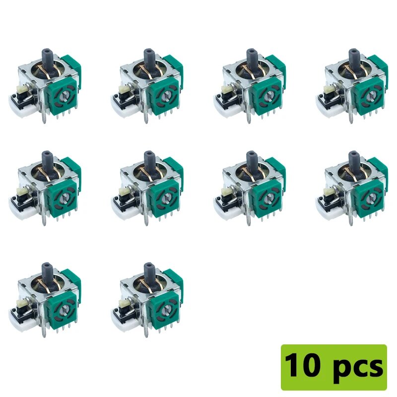 10 шт. джойстиков ALPS 3D для PS2/PS3/Xbox 360, цвет: 10 pcs
