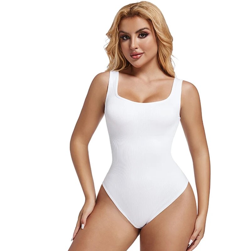 Becirzet корсет-боди из нейлона и спандекса Белый, S, White