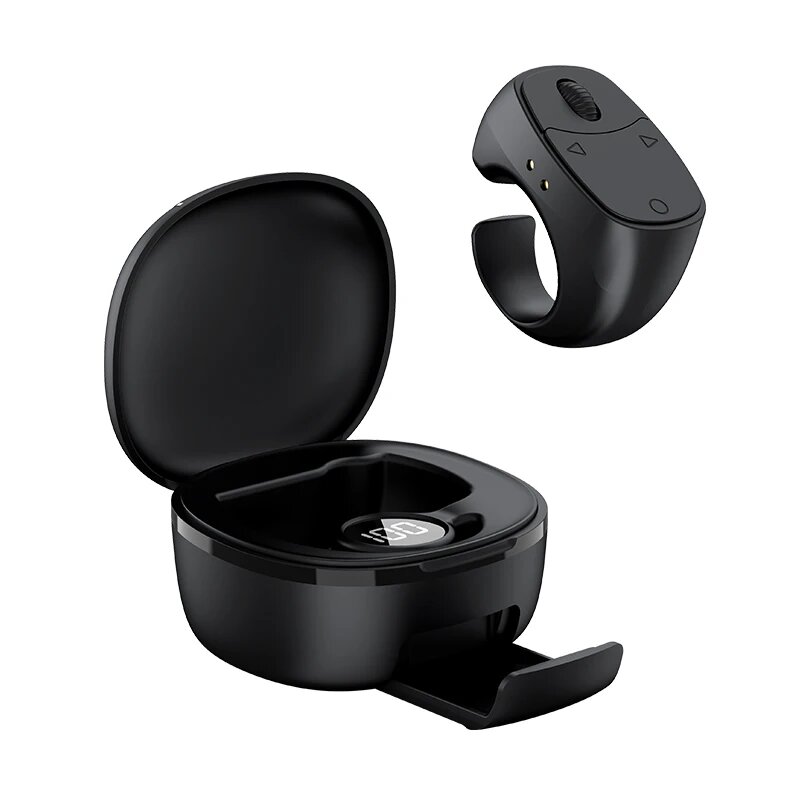 Черное Bluetooth-кольцо-пульт Black B