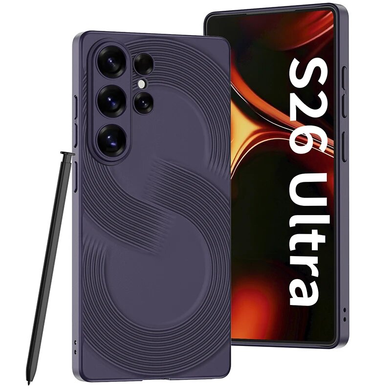 Чехол Samsung Galaxy S26 Ultra Purple с узором