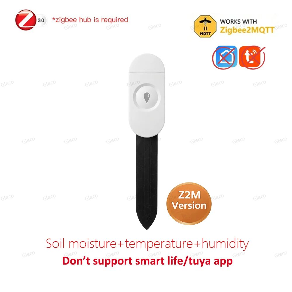 Датчик почвы 3в1, 4в1 или 5в1 Zigbee TYPE1 for z2m(3in1)