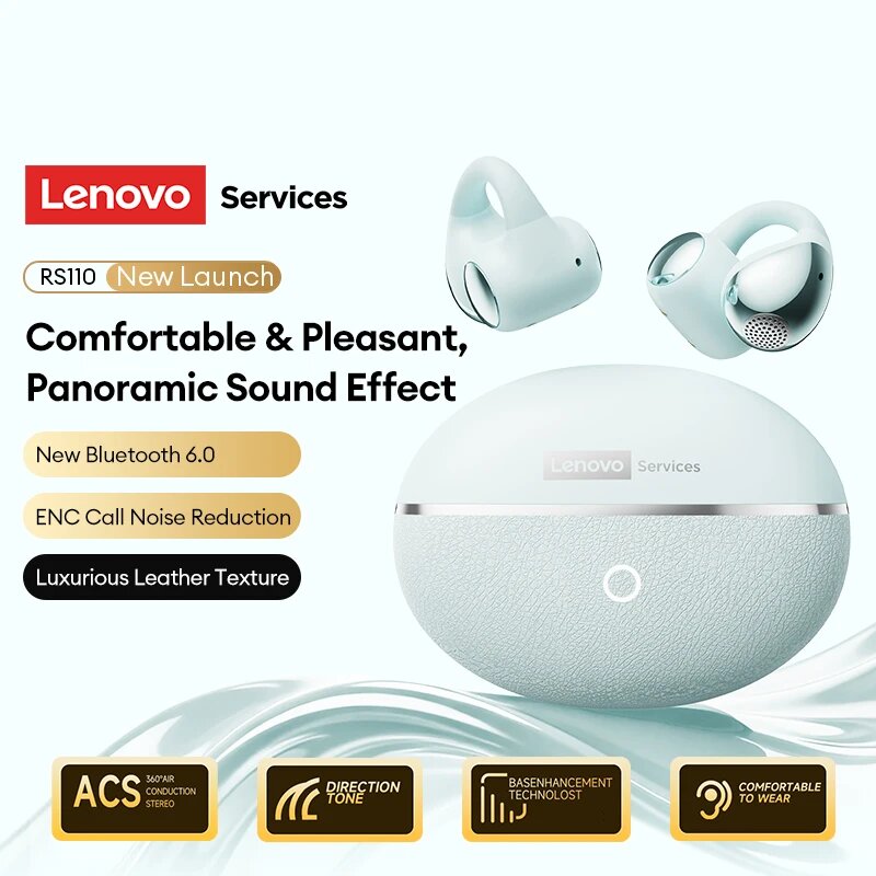 Lenovo RS110 Blue Беспроводные Наушники