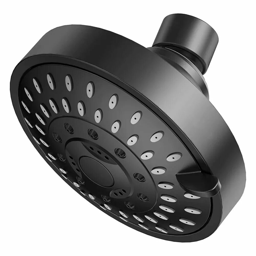 Душевая лейка высокого давления 4 дюйма Black