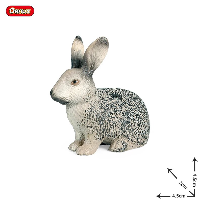 Фигурки Oenux Кролик Серый, rabbit model