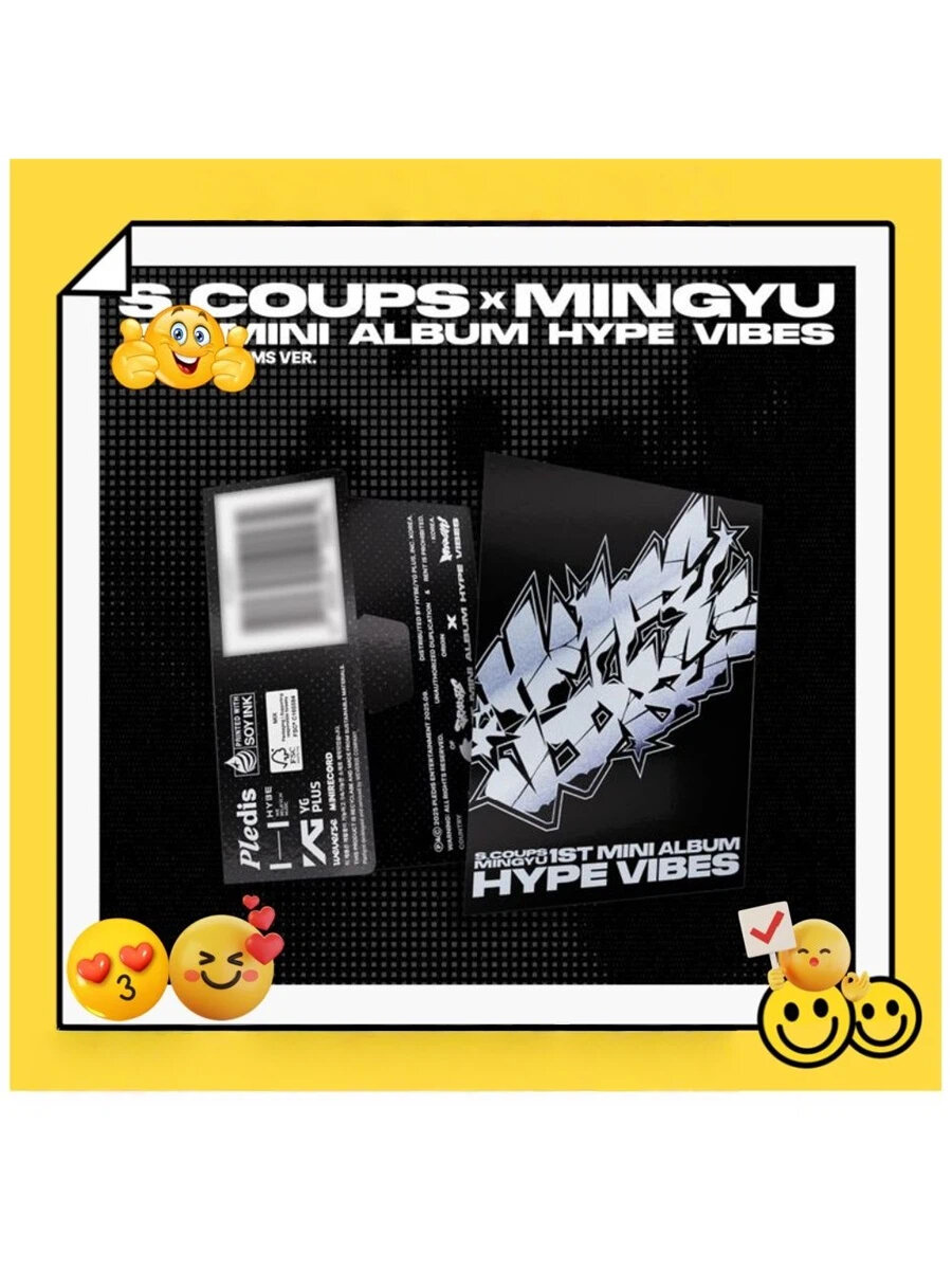 Альбом S.COUPS X MINGYU 1st Mini Album 'HYPE VIBES'
