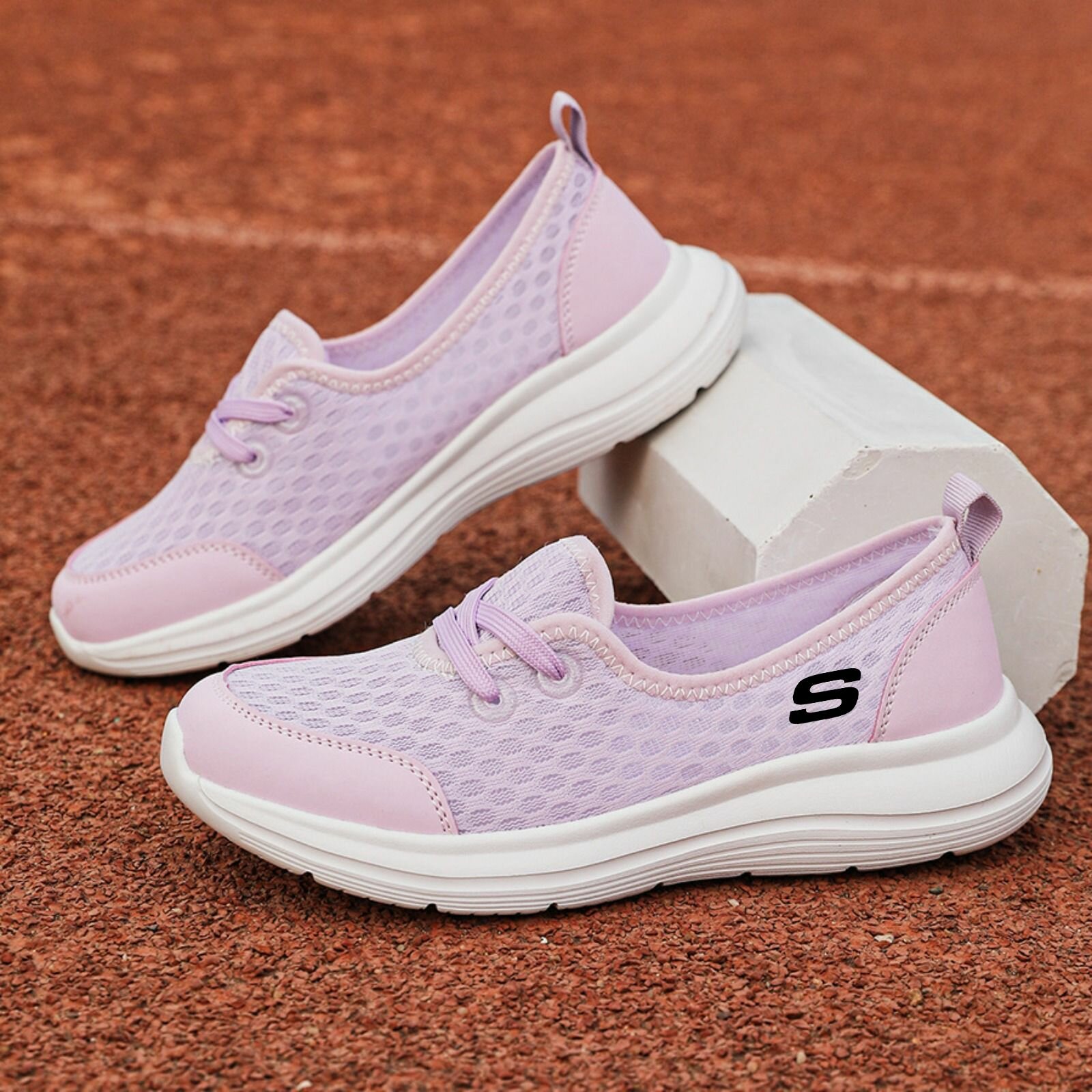 Слипоны Skechers Лоферы Skechers, женская обувь для ходьбы, повседневная обувь без застежек, туфли для мам, низкие, с плоской подошвой, на каждый день