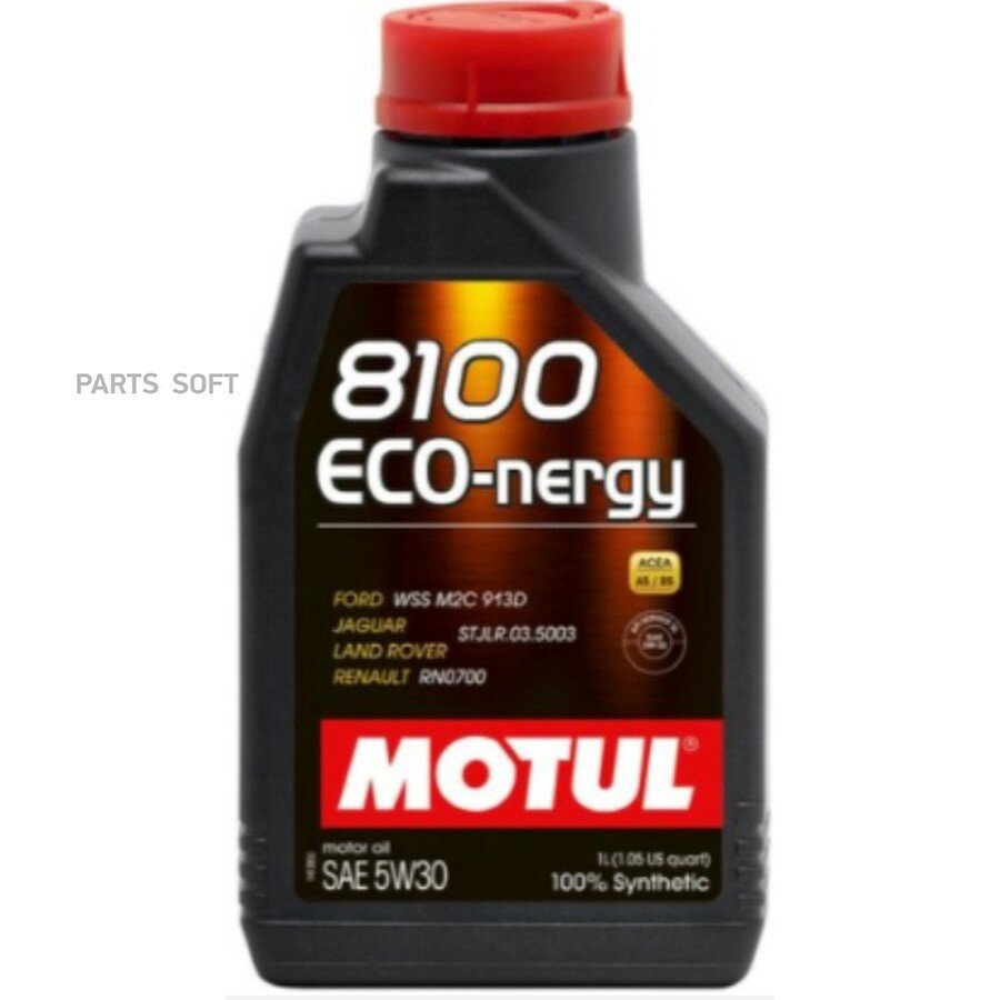 РР°СЃР»Рѕ РРѕС‚рѕсђрѕрѕрµ Motul 8100 Eco-Energy 5W-30 1Р». от официального дистрибьютора, MOTUL, артикул 102782