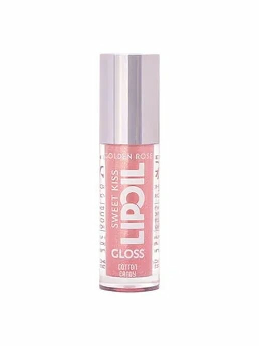 GOLDEN ROSE Масло-блеск для губ Sweet Kiss Lip Oil Gloss, 4,7 мл, 01 Cotton Candy