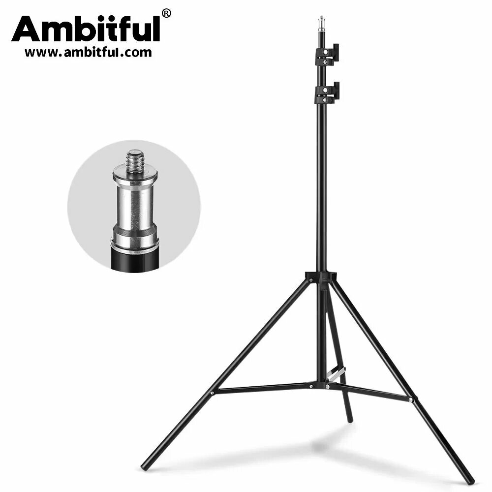 Ambitful Стойка тренога для света напольная для фотозоны Штатив для светового оборудования