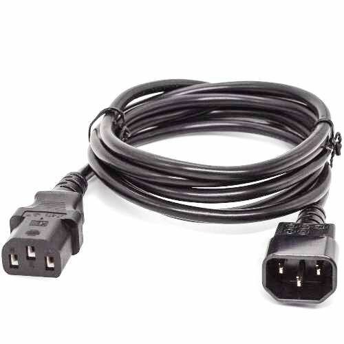 Кабель питания для ИБП Filim FL-PC10-C13-C14-1.8M монитор-системный блок 220В 10А C13/C14 3*0.75мм, 1.8 метра