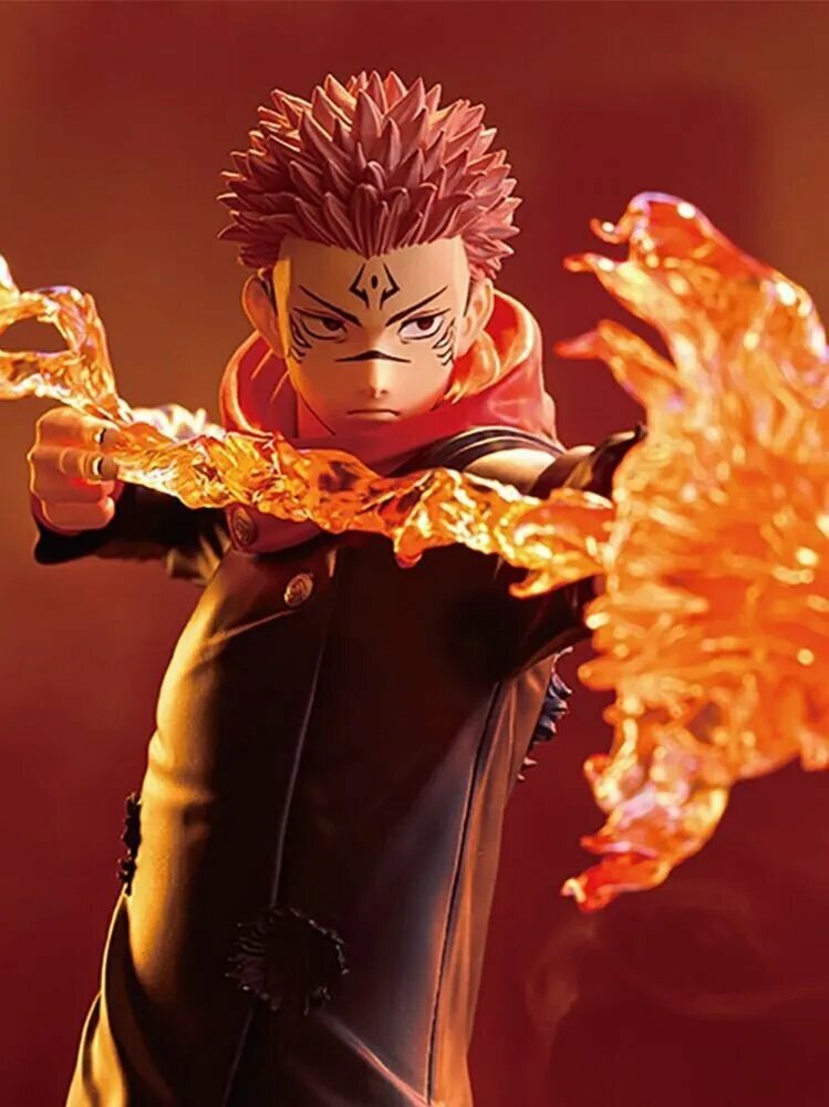 Фигурка из аниме Jujutsu Kaisen/Ryomen Sukuna, Боевая поза, 18 см, настольная декорация, коллекционная статуэтка, креативный подарок