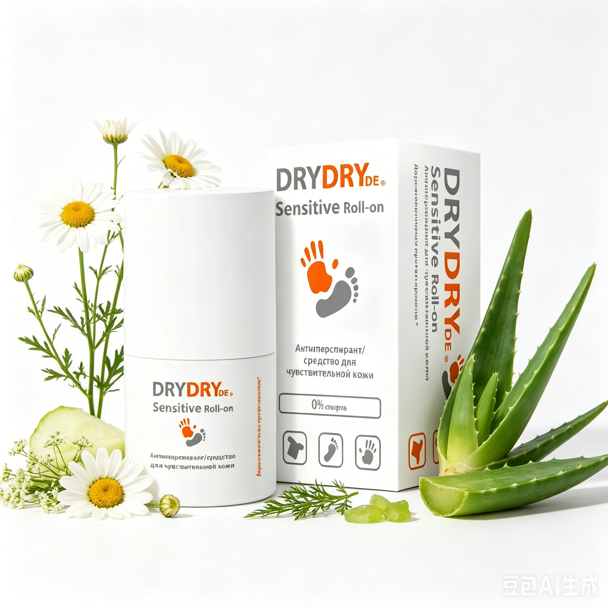 Dry Dry Дезодорант 50 мл Sensitive Roll-on для чувствительной кожи — фото 1