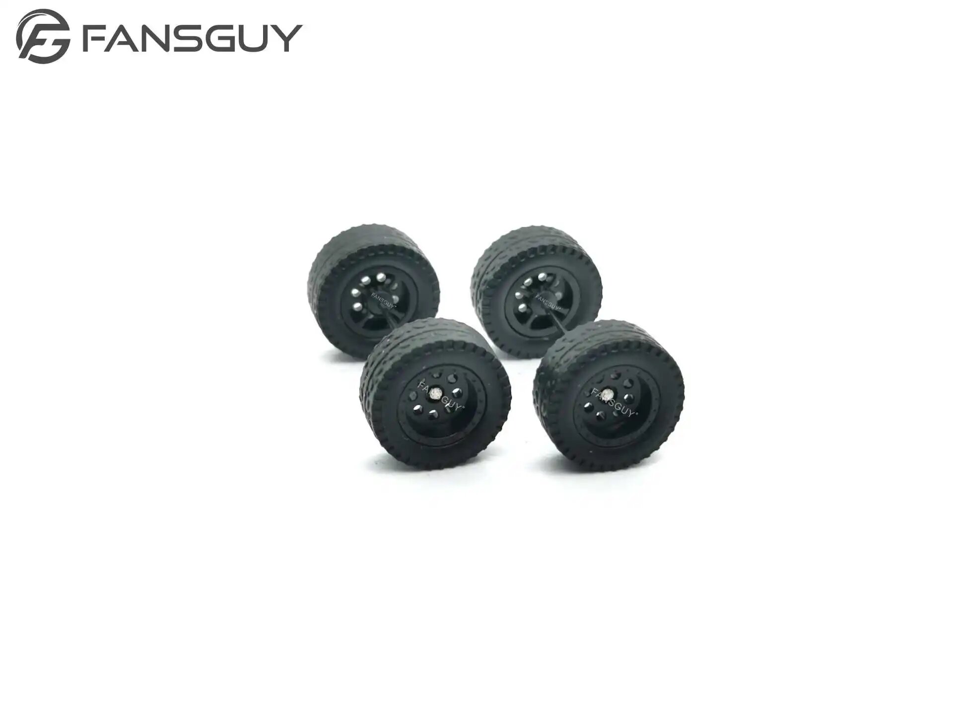 Колеса FANSGUY 1/64, черные, ORS-I Black 1