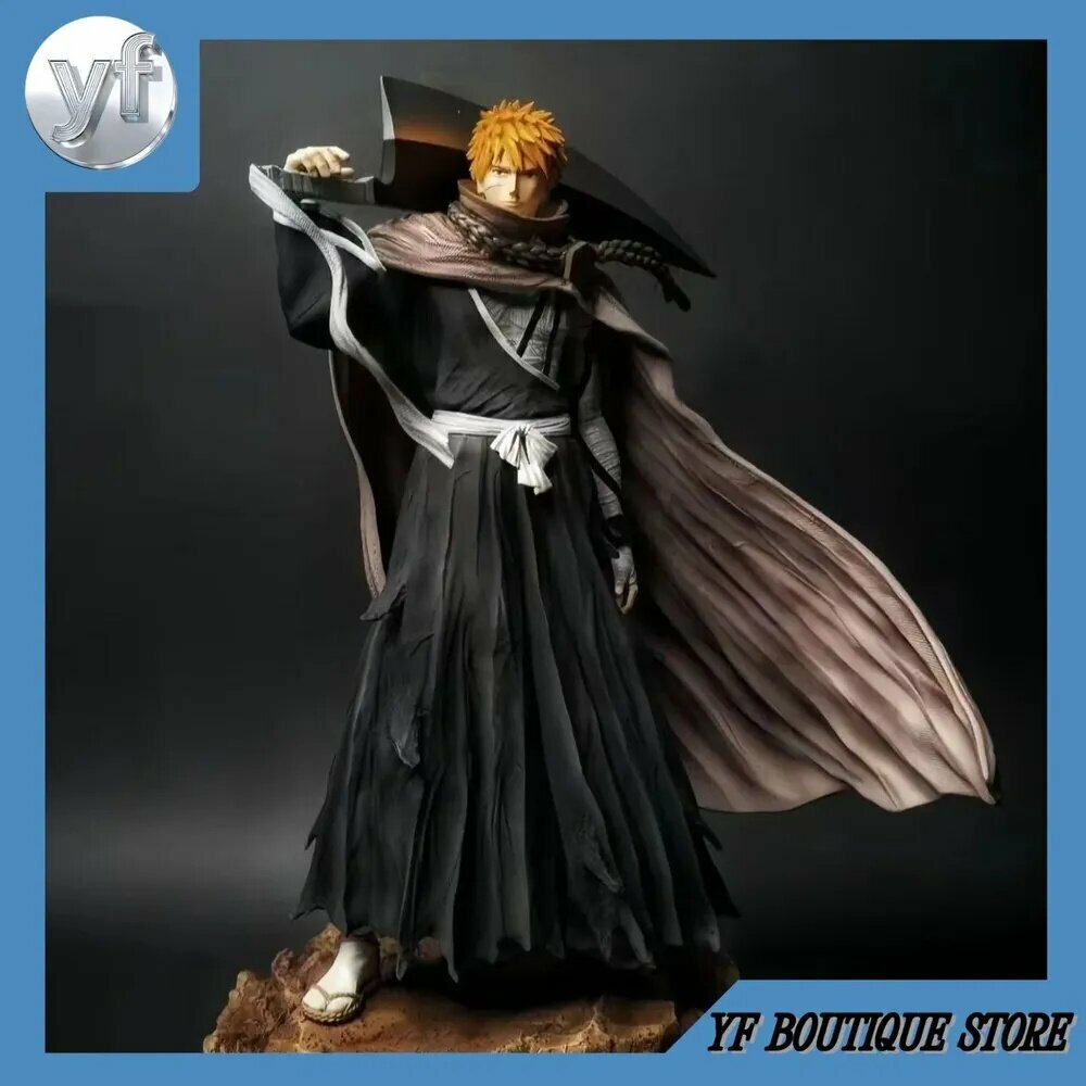 Аниме фигурка Блич/Bleach, Итиго Куросаки(Качественная раскраска, H35CM)