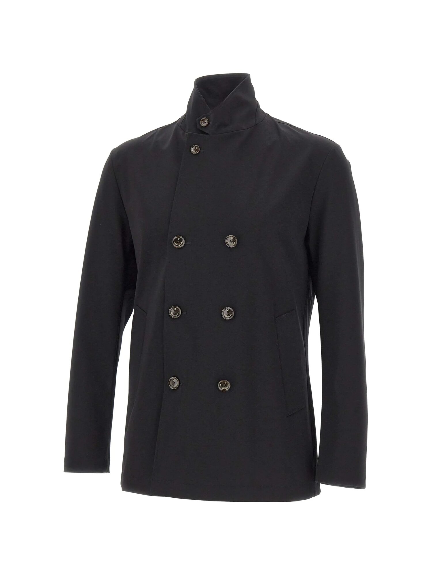 Куртка Montecore AeroTwill double-breasted jacket, размер 48, black/black — фото 1