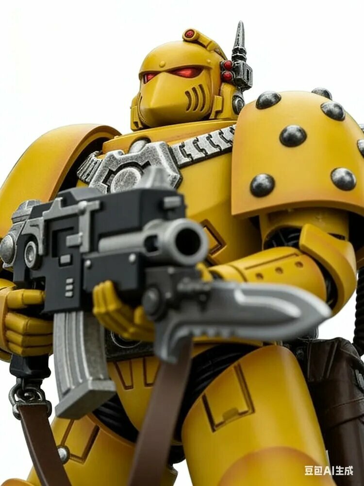Подвижная фигурка JOYTOY Warhammer 40K 1/18 Action Figures Imperial Fist MKVI Tactical Legionary Model Toy Gift Free Shipping