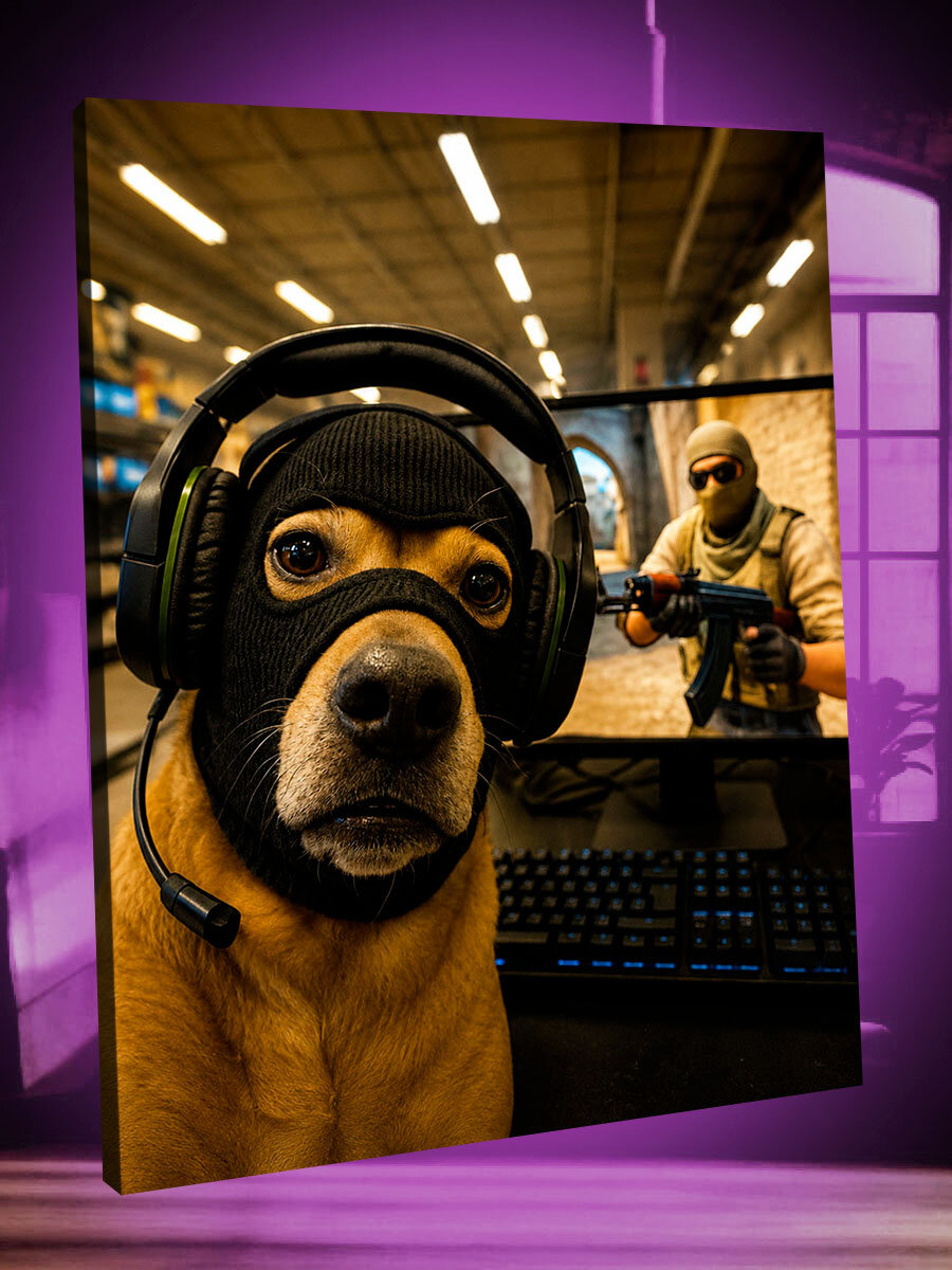 Интерьерная картина по мотивам Counter Strike