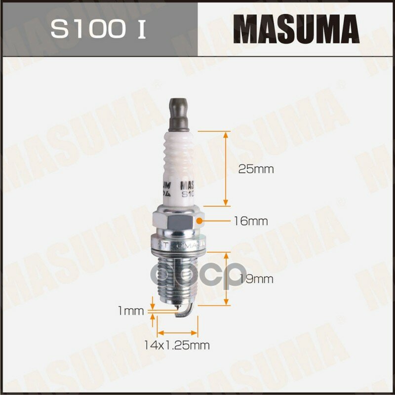 Свеча зажигания IRIDIUM Masuma арт. S100I