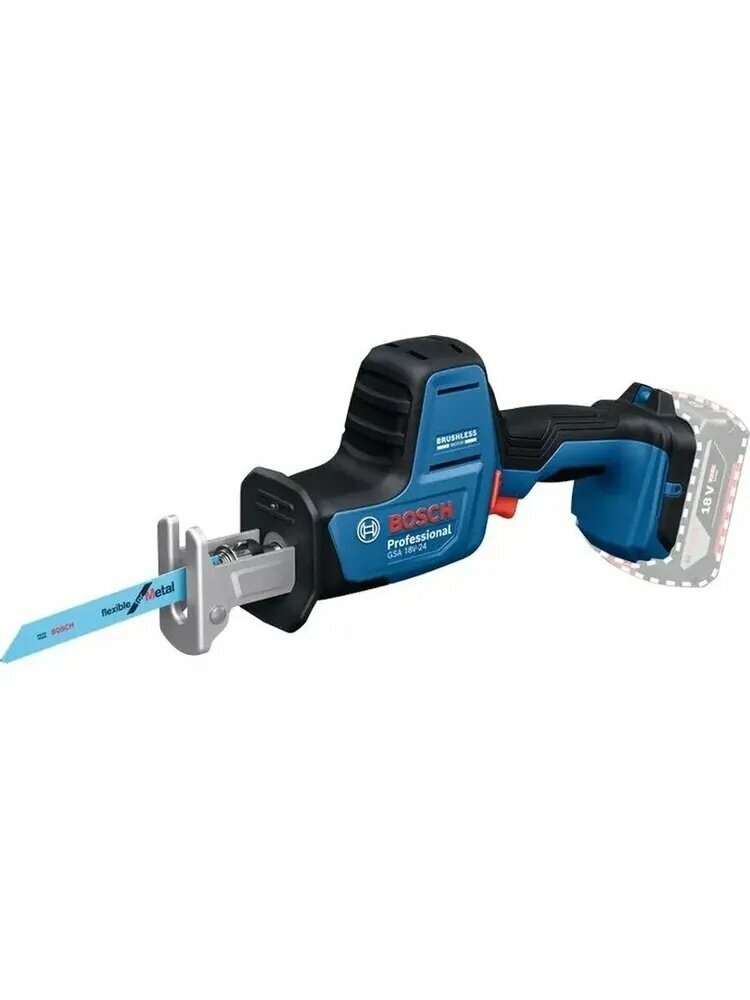 Аккумуляторная сабельная пила Bosch GSA 18V-24 Professional (06016A5100), без АКБ и ЗУ
