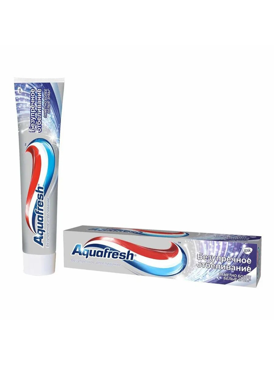 Зубная паста Aquafresh Тройная защита Безупречное отбеливани
