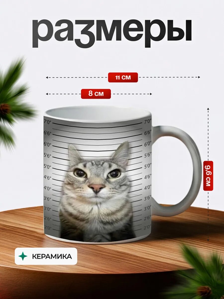 Кружка Эстетик кот 21, — фото 1