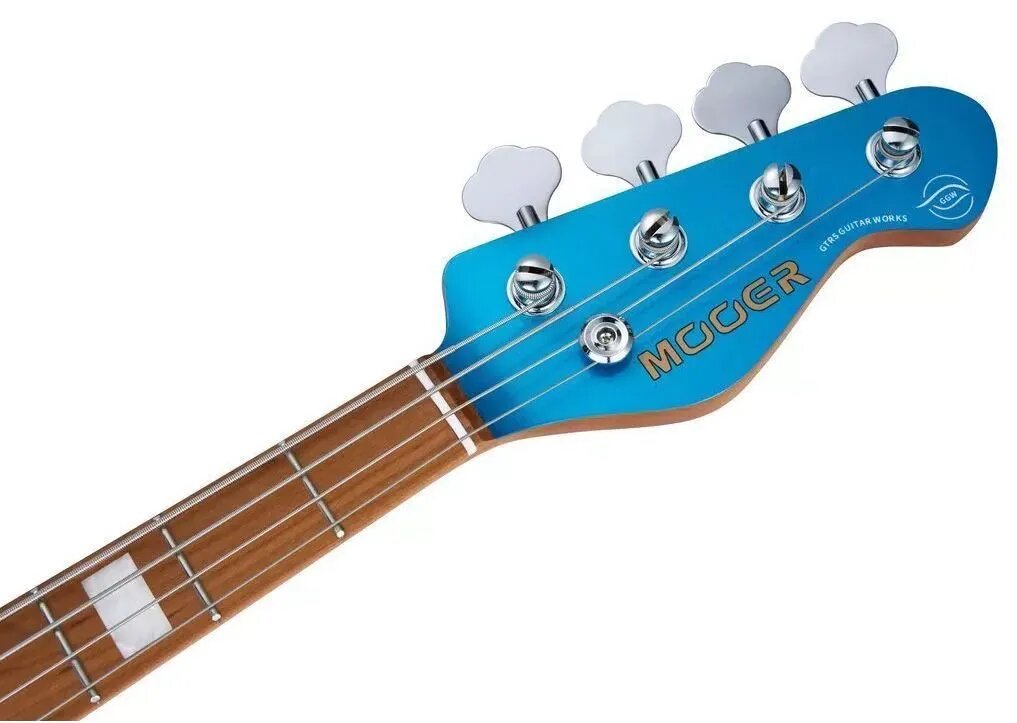 Бас-гитара Mooer MBJ410 Metal Blue — фото 1