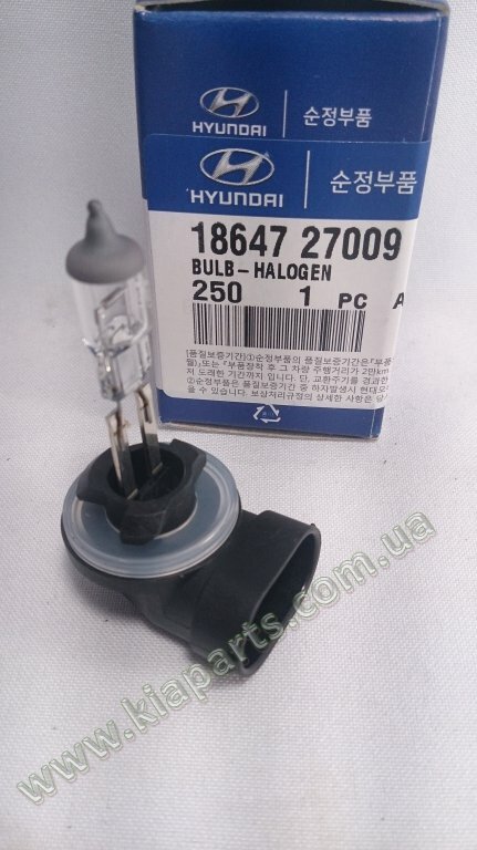 Лампа противотуманки H27w/2 KIA Cerato H27W/2 HYUN