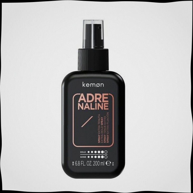 KEMON Adrenaline Spray, Неаэрозольный спрей экстрасильной фиксации Adrenaline 200 мл