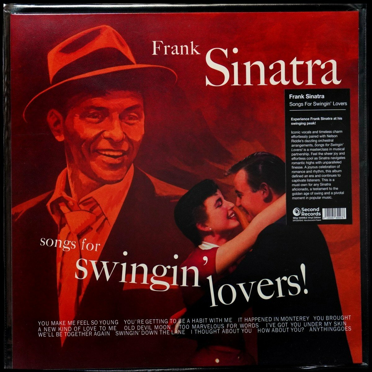Виниловая пластинка Number One Essentials Frank Sinatra – Songs for Swingin' Lovers! (цветной винил)