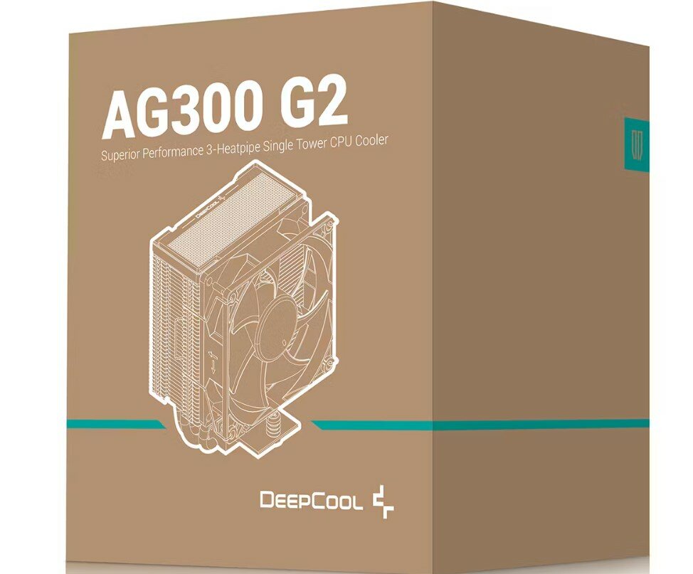 Кулер для процессора DeepCool AG300 G2, черный