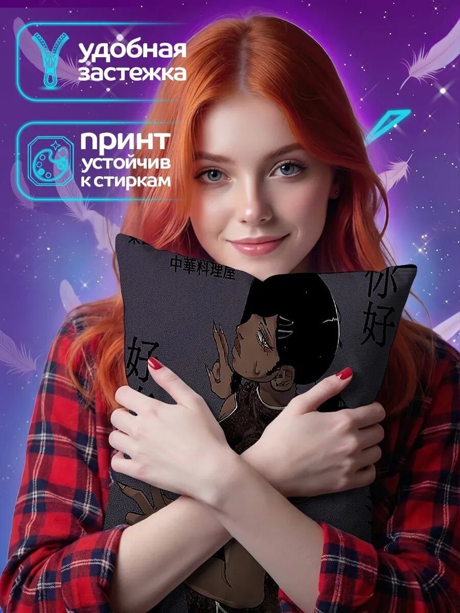Подушка дакимакура Девушка в платье — фото 1