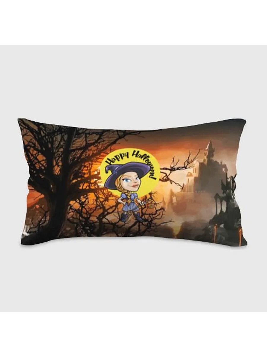 Happy Halloween - witch Подушка