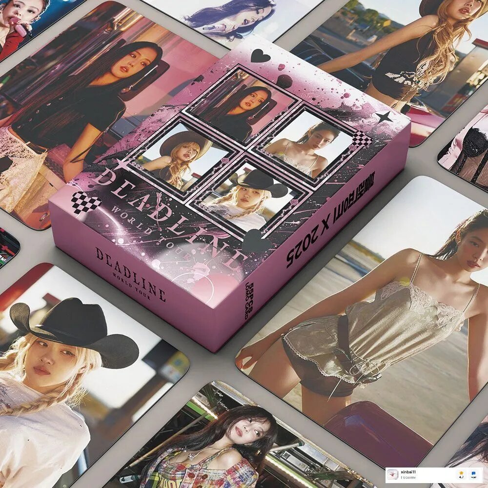 Эксклюзивный альбом DEADLINE с 55 карточками BLACKPINK, плакатом JUMP и фотокартами KPOP