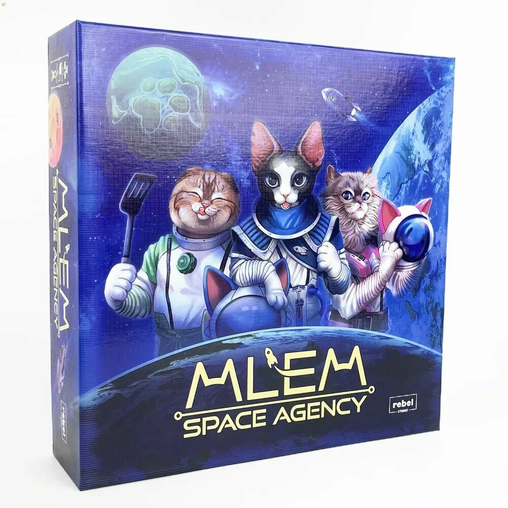 MLEM: Стратегическая Игра 2-5 Игроков 30-60 Минут Вечеринки + Коврик