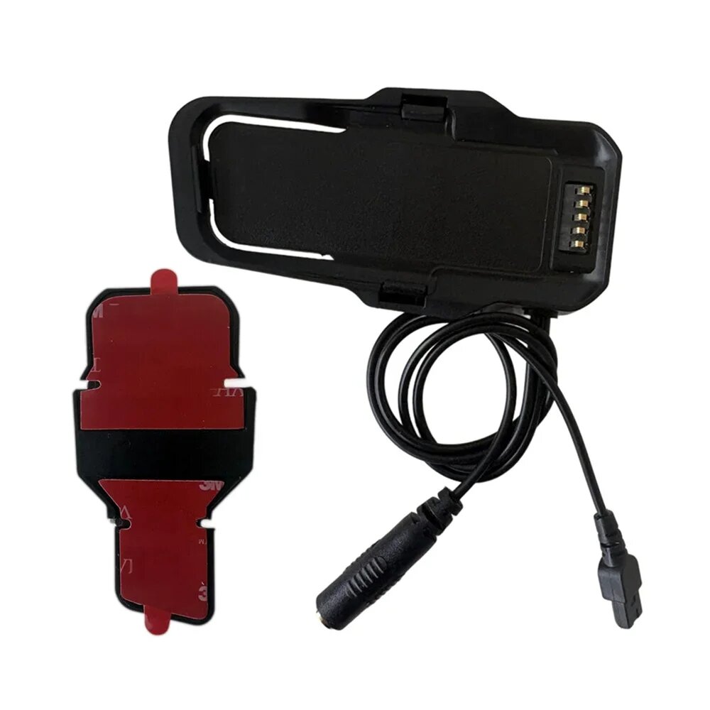 Держатель Bluetooth-гарнитуры WYORESY для Cardo Packtalk Edge / PRO Красный, With Glue Plate