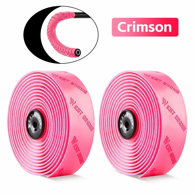Лента для руля велосипеда West Biking Crimson, 2 шт.