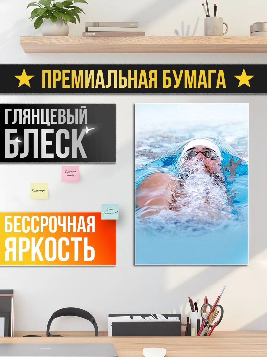 Постер на стену Michael Phelps — фото 1