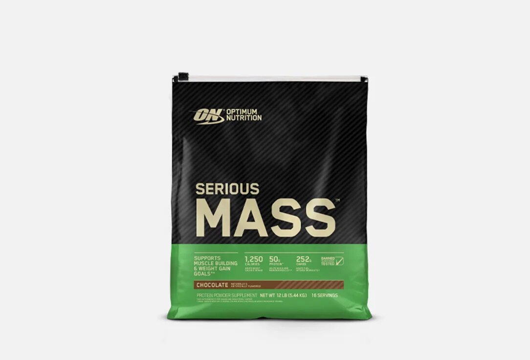 Optimum Nutrition Serious mass Шоколад Гейнер 5440 г