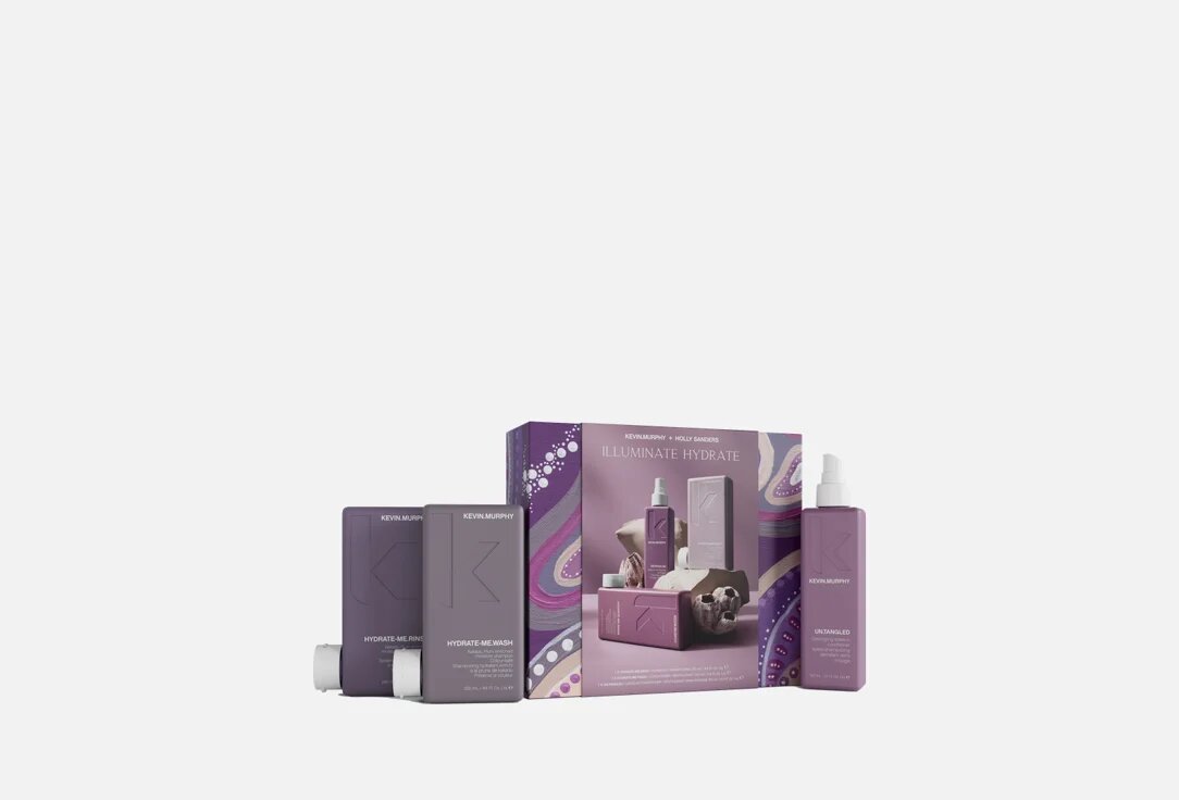 KEVIN.MURPHY ILLUMINATE HYDRATE KIT Подарочный набор для ухода за волосами 3 шт