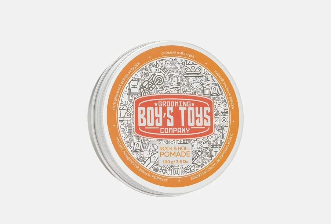 Boys Toys Rock & Roll Pomade Помада для волос сильной фиксации 100 мл
