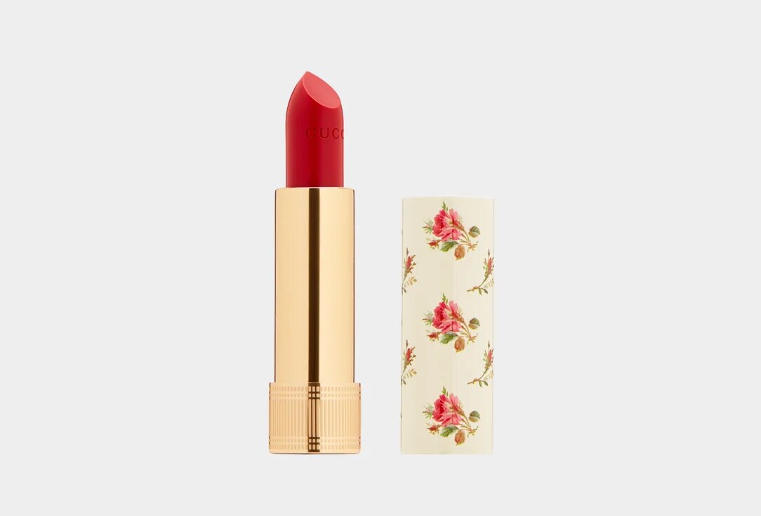GUCCI Rouge à Lèvres Voile lip colour Губная помада 3.5 г 502, Eadie scarlet