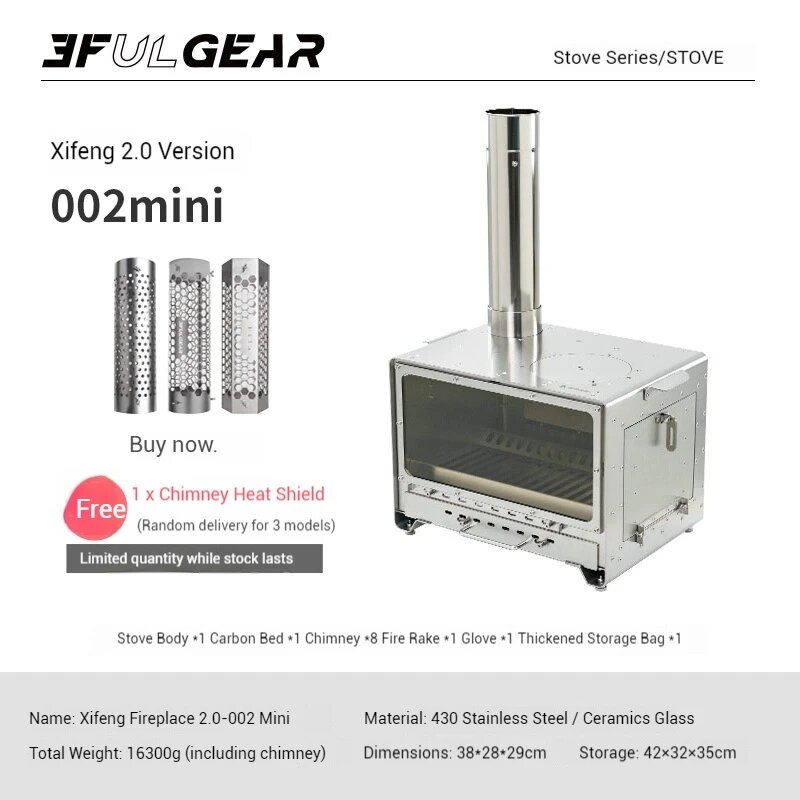 3F UL GEAR Камин для дров Оборудование для откры-air Камин для дров Контейнер для пеллетов горелка Камин для обогрева зимней палатки для кемпинга готовки Многофункциональная печь
