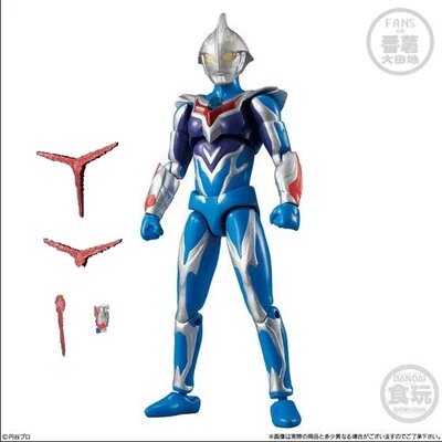 Оригинальный набор Bandai Super Action 6 7 8 9 Ultraman Agul Mebius Tiga Riga Nexus Blue + эксклюзивные аксессуары