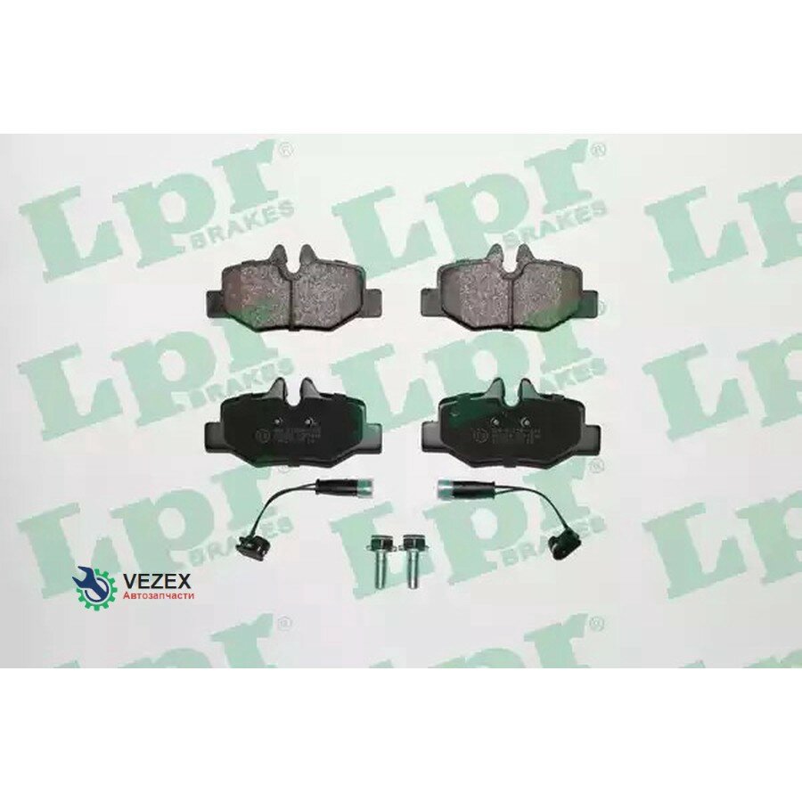 LPR 05P1246 Комплект тормозных колодок 05P1246